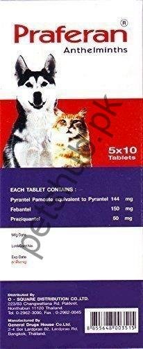 Praferan Tablet For Cats And Dogs